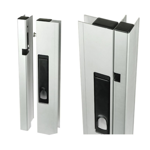 Burty aluminiowe spinane burta o burtę - bez słupków.